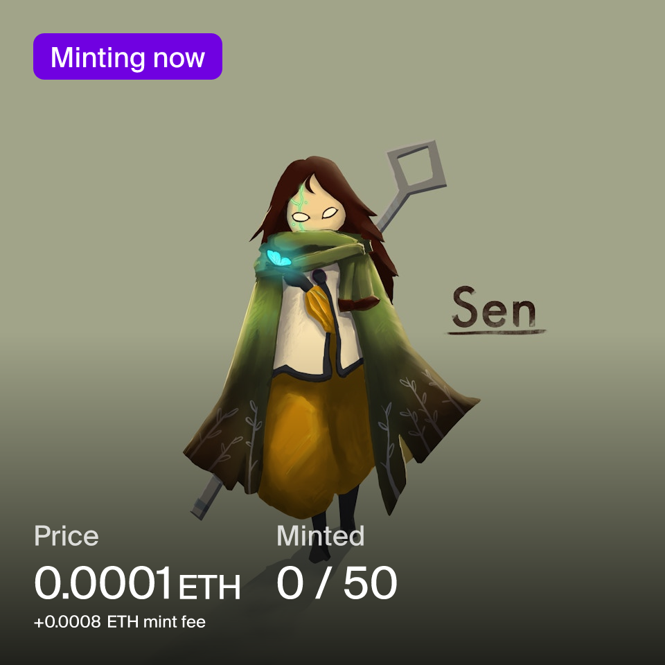 Sen - The Luminary Myth Character | Foundation