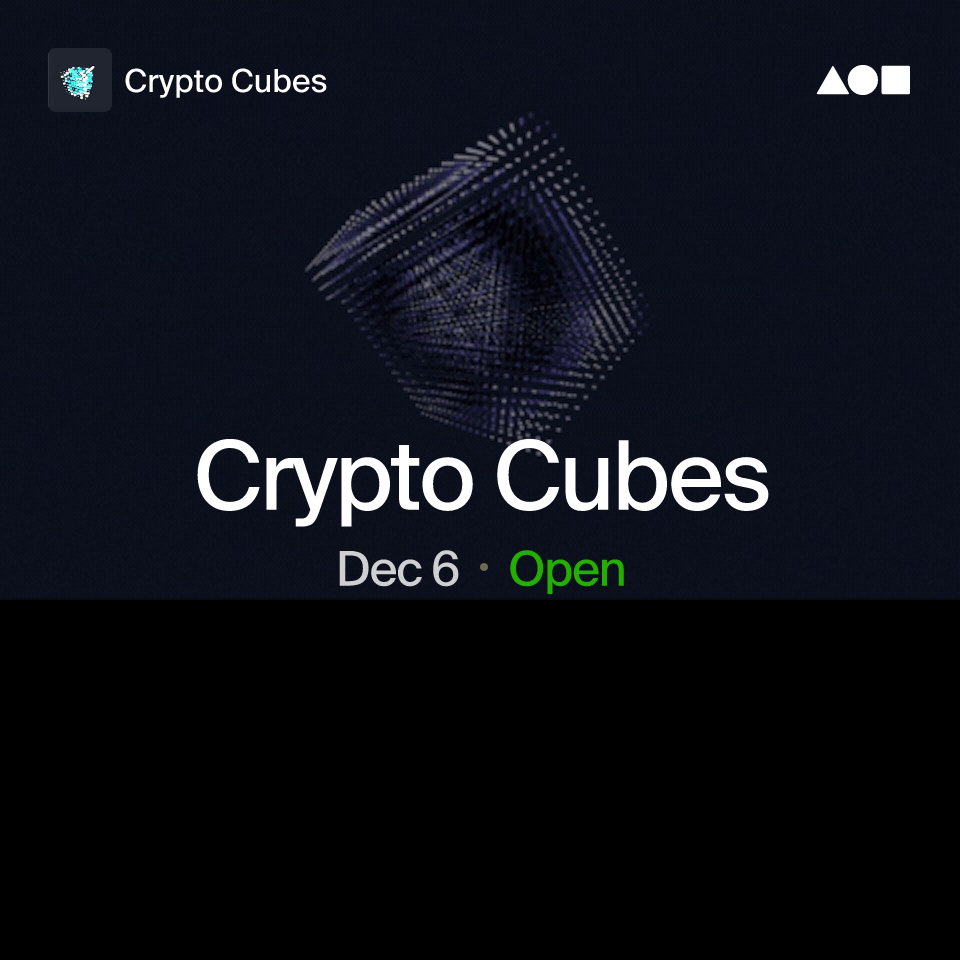 Crypto Cubes | Foundation