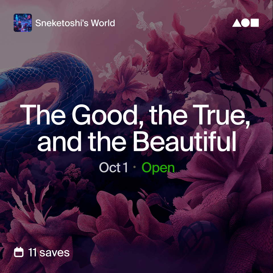 The Good, the True, and the Beautiful | Foundation