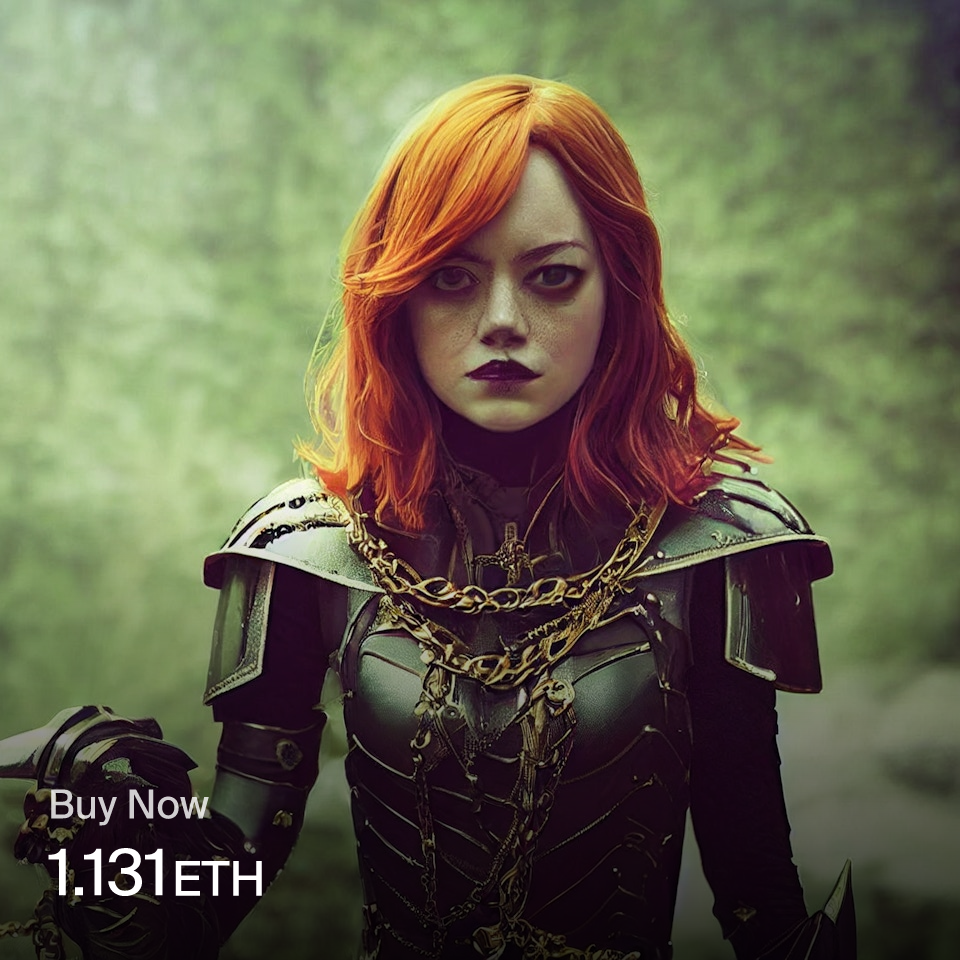 Gothic dark armored ginger Emma | Foundation