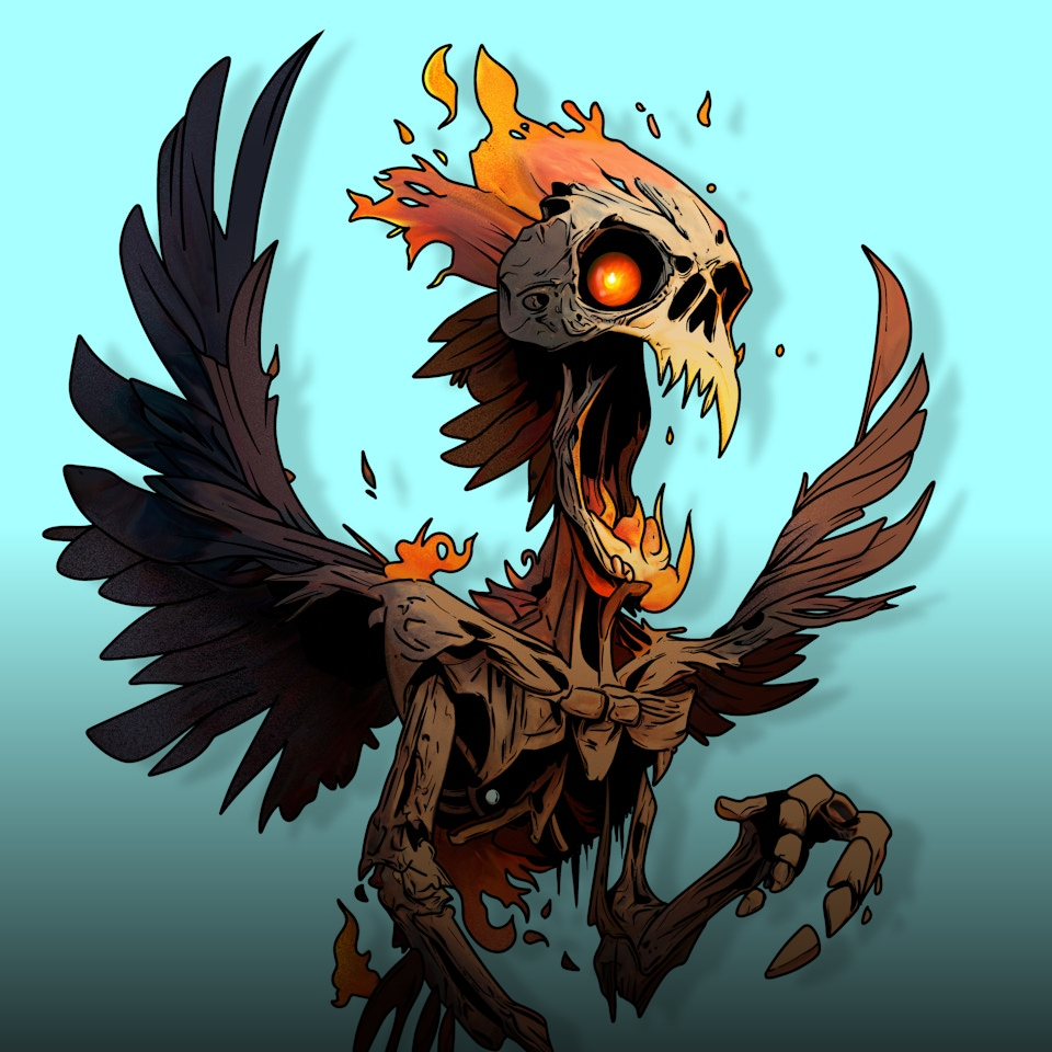Mega Zombie Phoenix #2/100 | Foundation