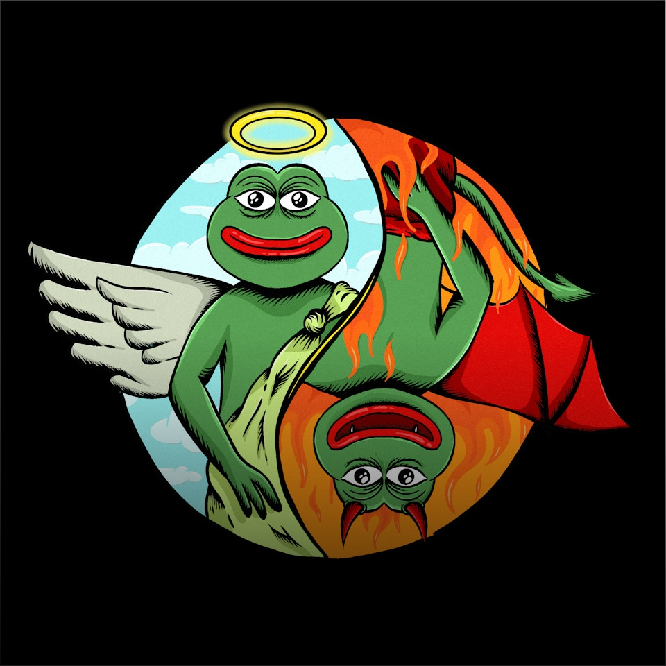 Angel & Demon Pepe | Foundation