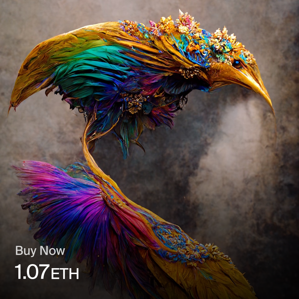 Adarna bird shimmering feathers | Foundation