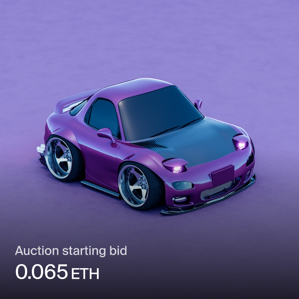 CARtoon RX7 FD - (Purple Street Edition) | Foundation