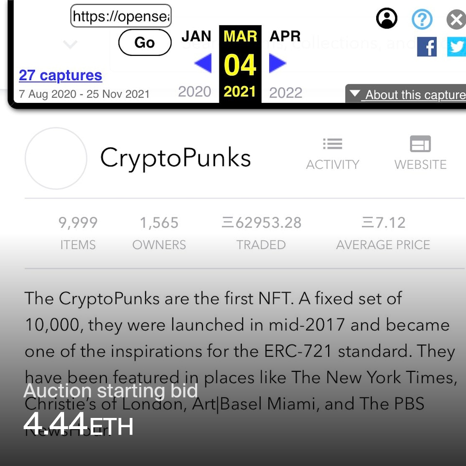 The First NFT | Foundation