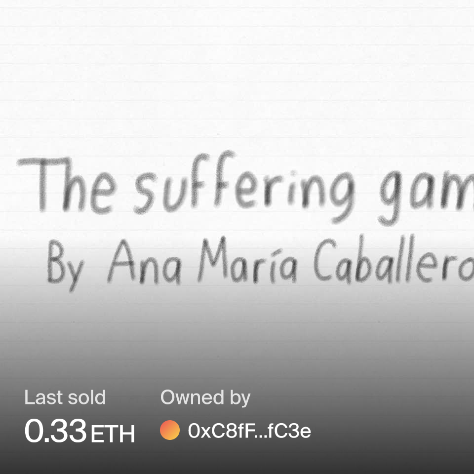 The Suffering Game | Foundation