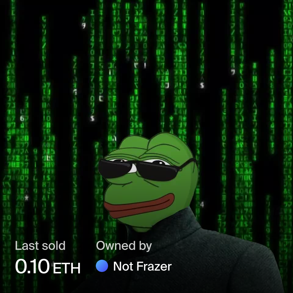 Pepe in the Matrix | Foundation