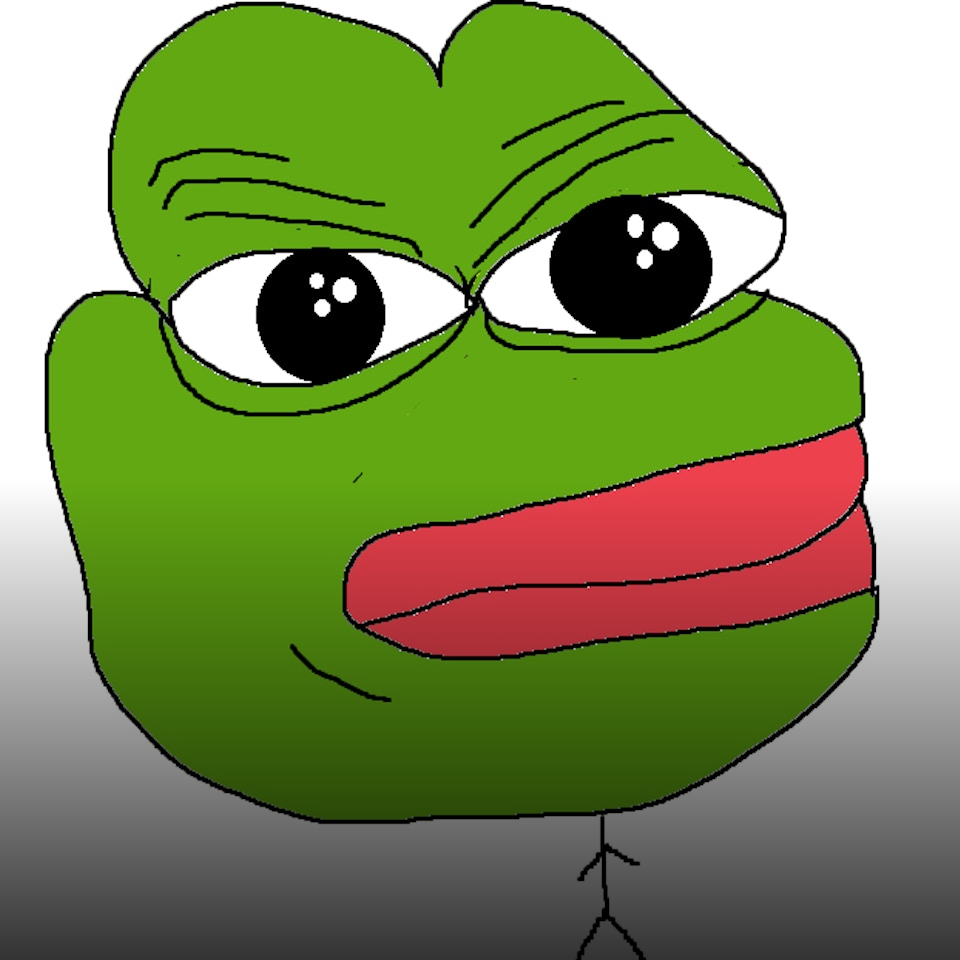 epic extra big head pepe | Foundation