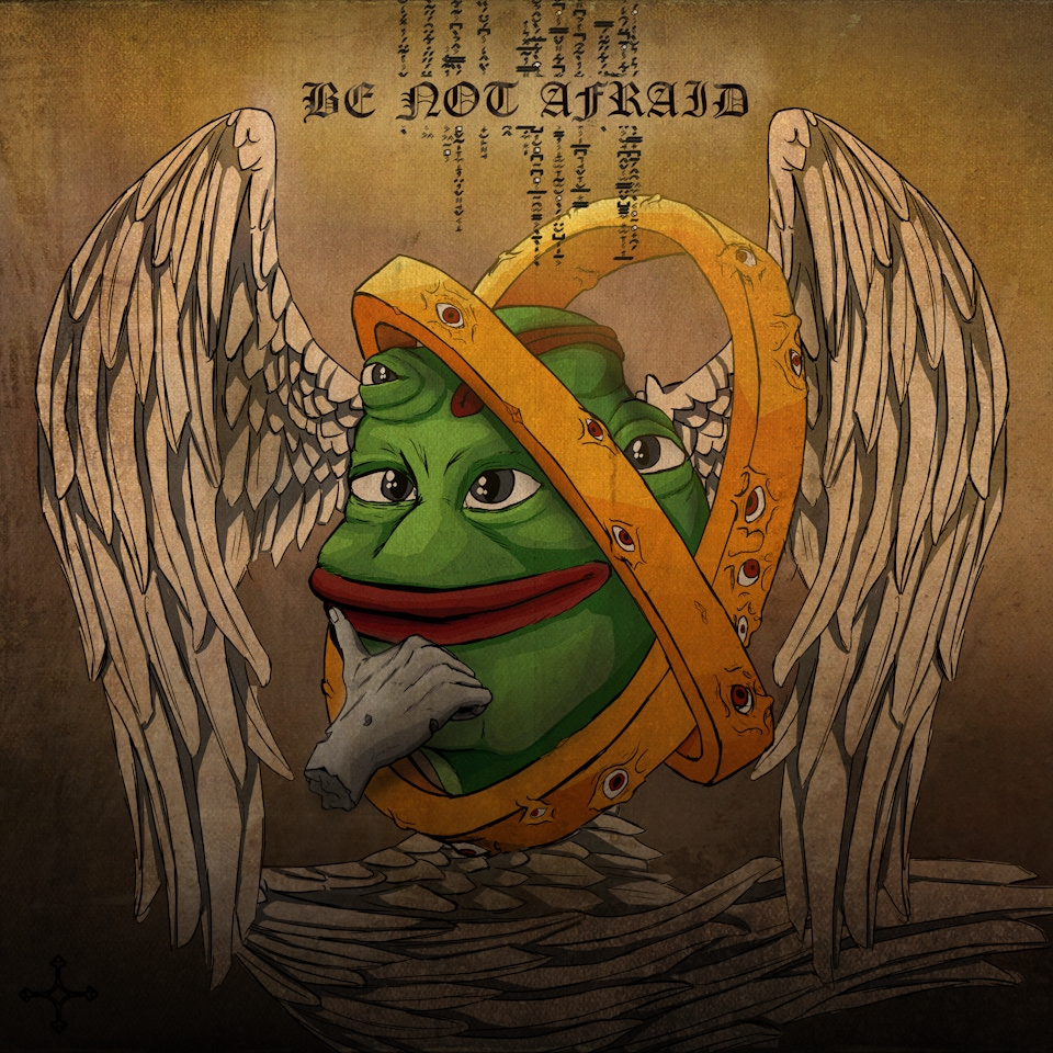 Biblically Accurate Pepe Angel | Foundation