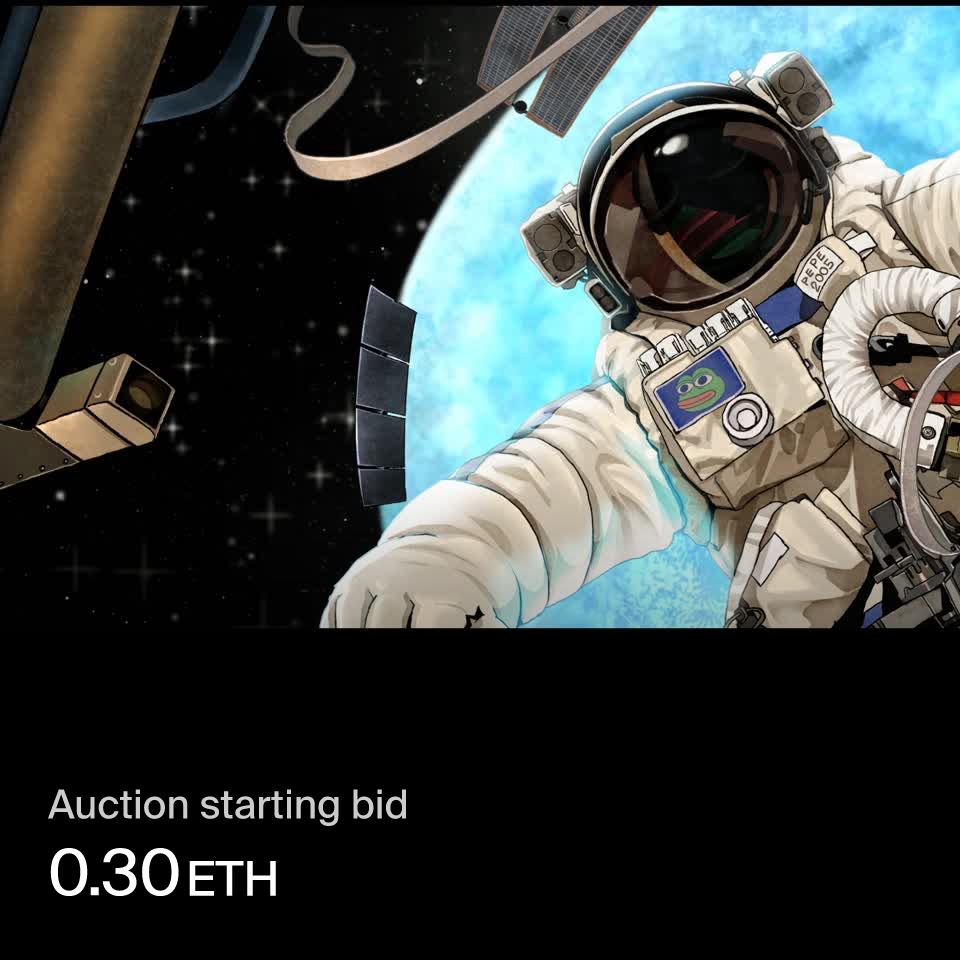 Pepe lost in space. | Foundation