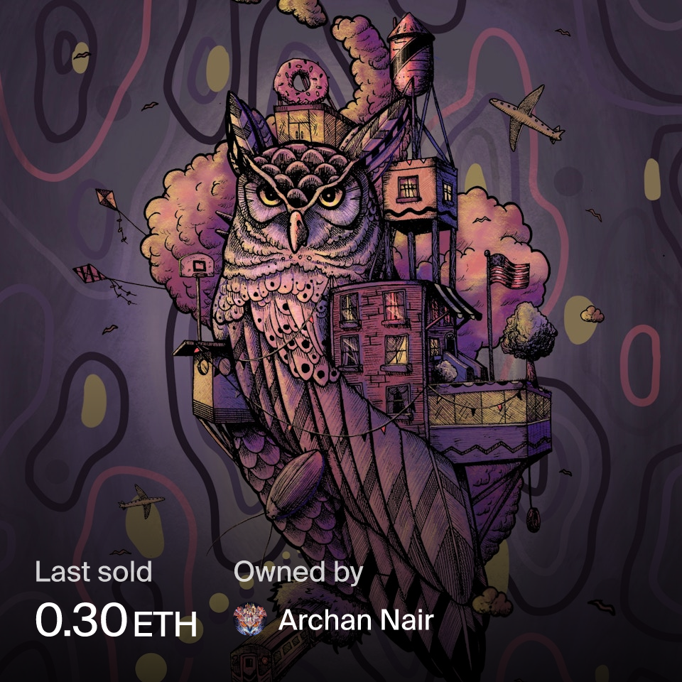 This city is growing on me, owl | Foundation