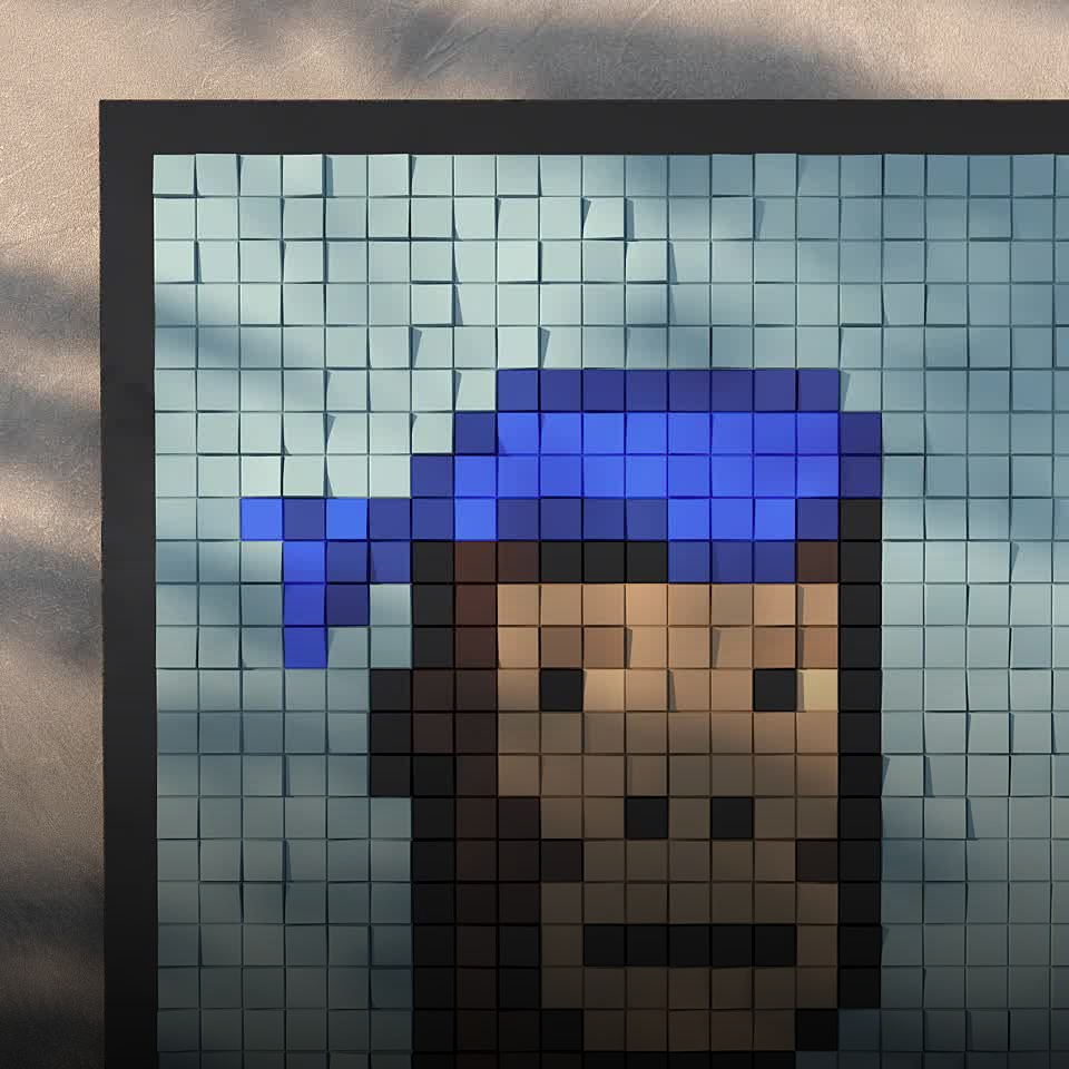 CryptoPunk #4156 - Mosaic Portrait | Foundation