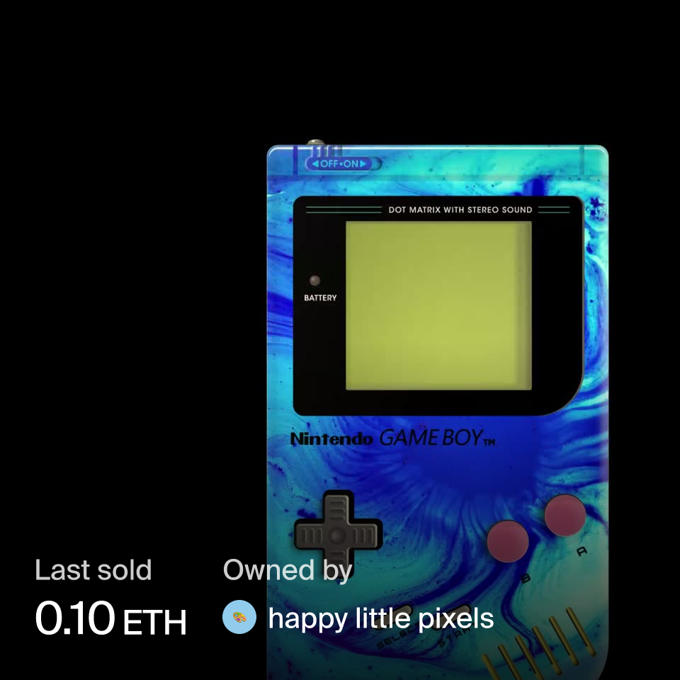 Custom Painted Game Boy // No. 5 | Foundation