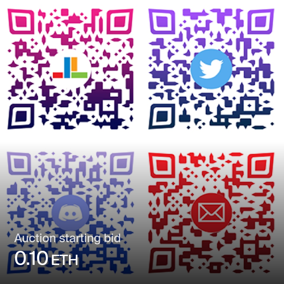 Larva Labs QR Codes, 4 in One | Foundation