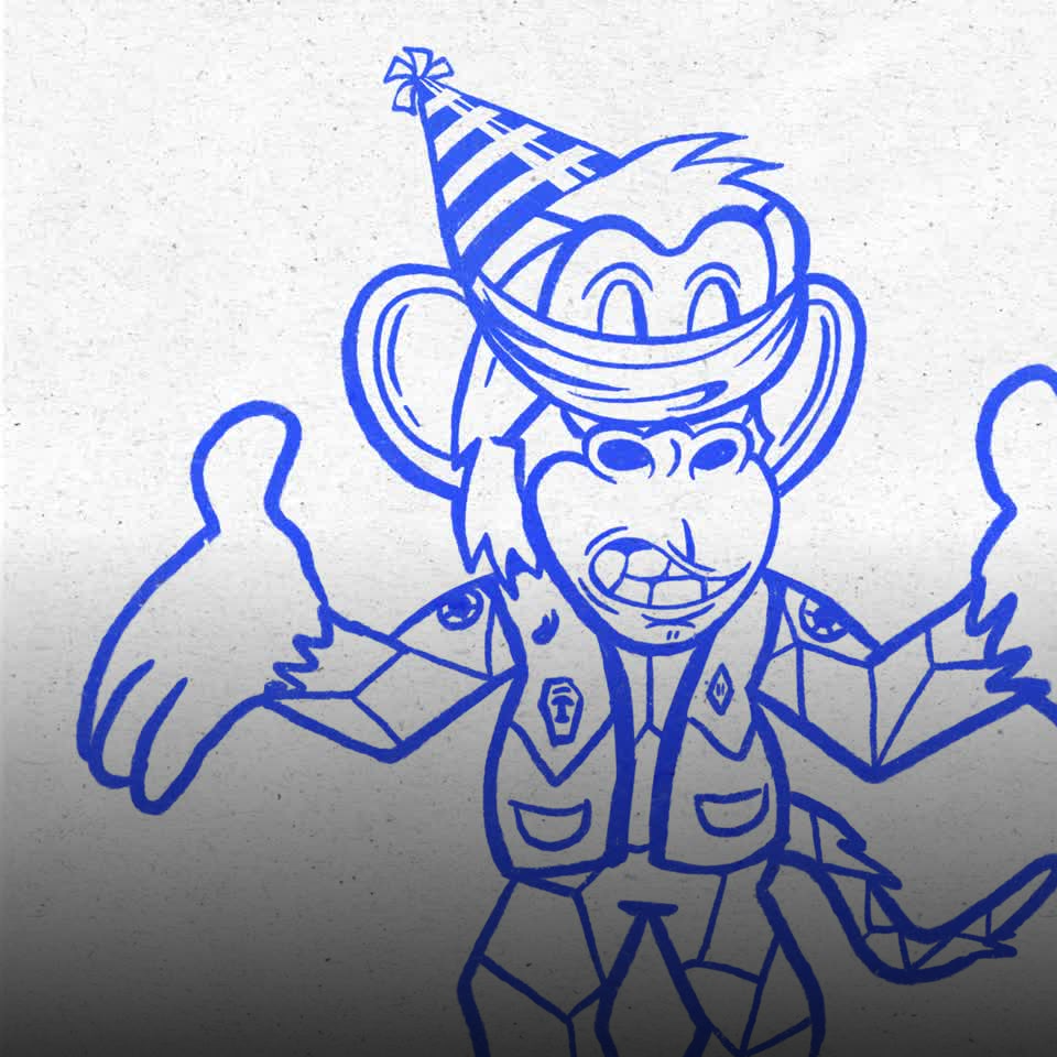 X-Ray Ape #3896 | Foundation