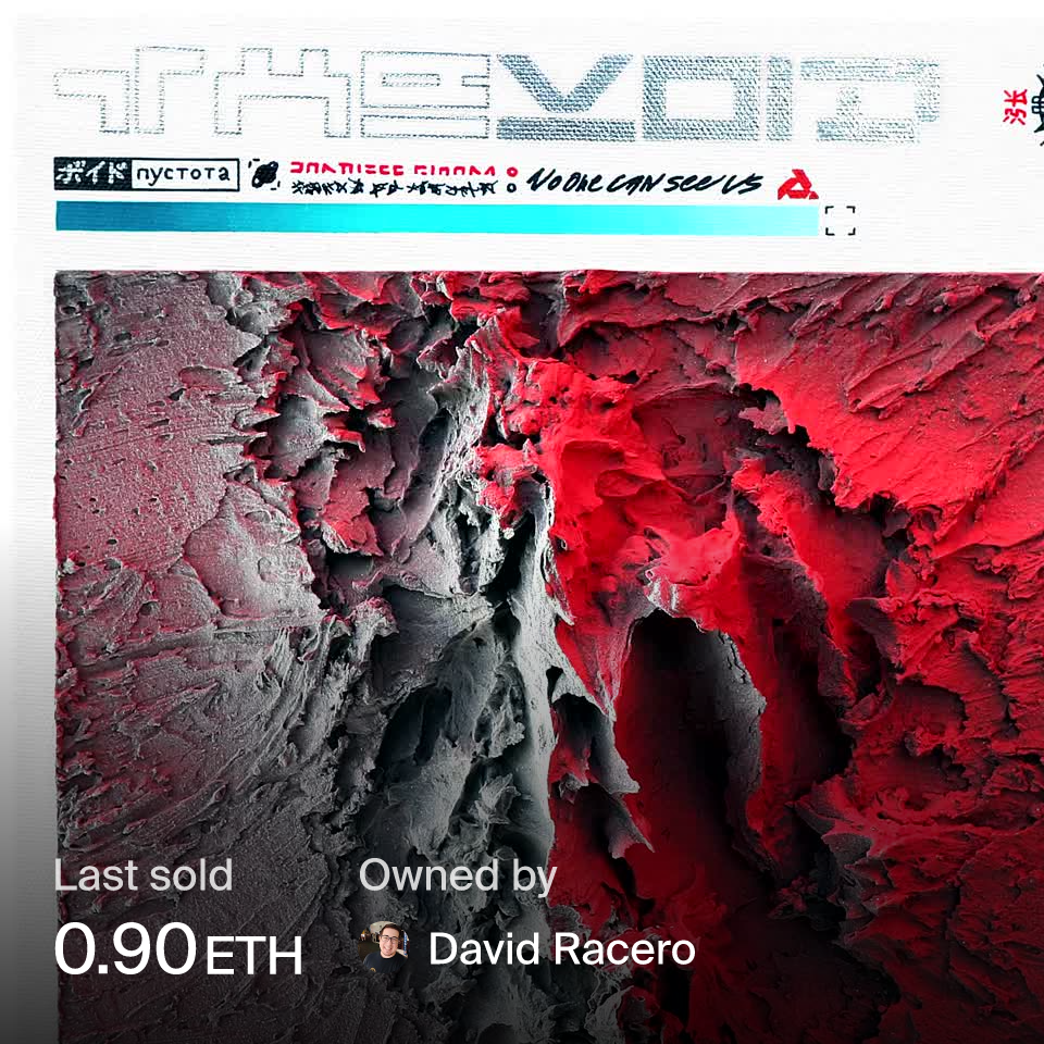 THE VOID (NFT + Physical painting) | Foundation