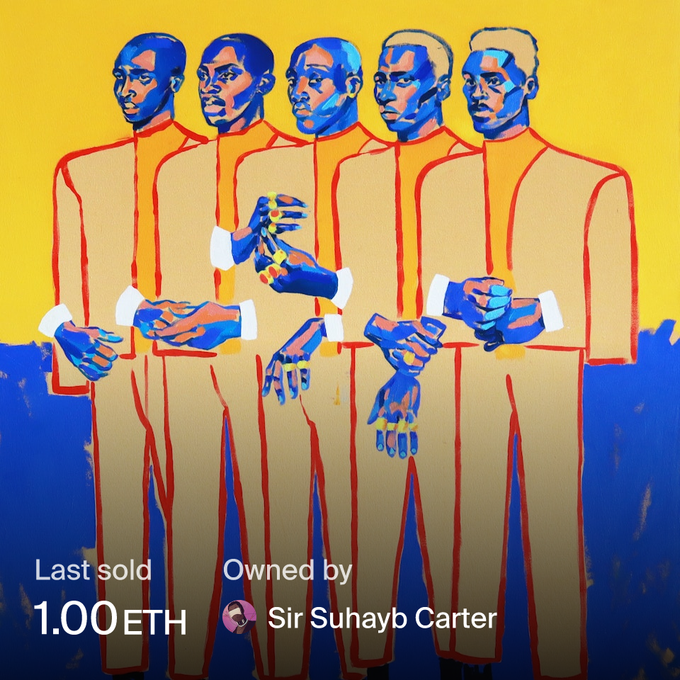 Forward men Oil on canvas 145 x 135 cm | Foundation