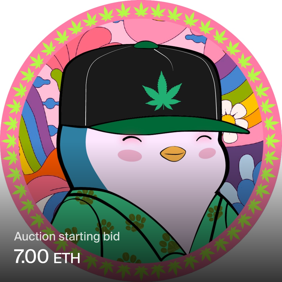 Stoner Pudgy Penguin Crossover | Foundation