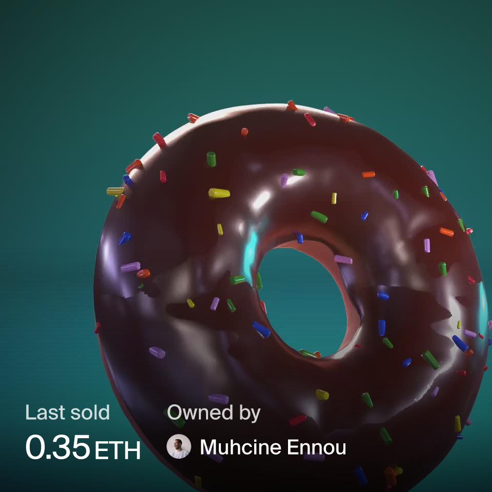 Crypto Donuts LIMITED EDITION : Rainbow chocolate | Foundation