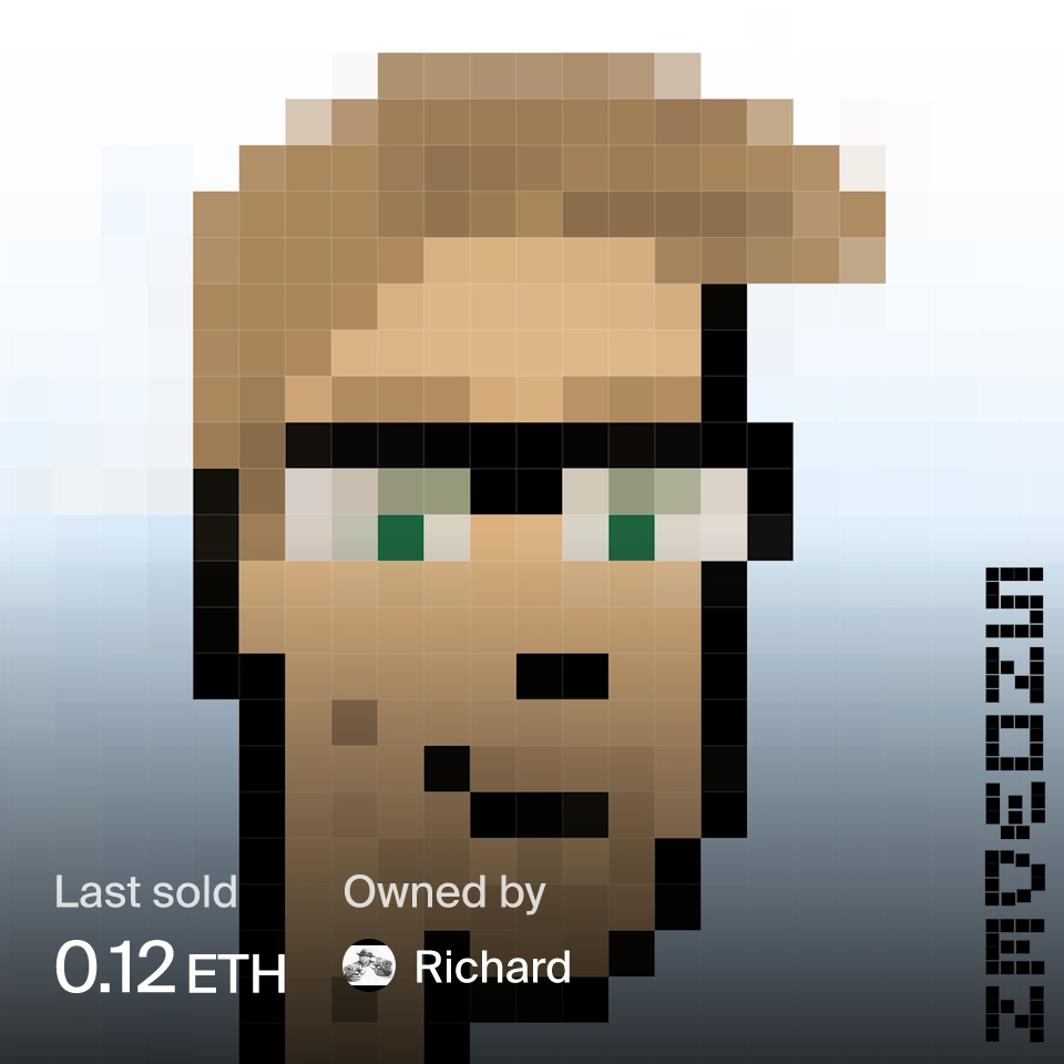 CryptoPunks - Edward Snowden - First Edition | Foundation