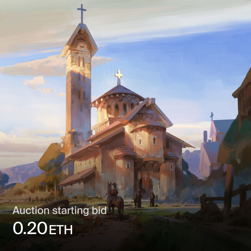 Medieval church concept art | Foundation