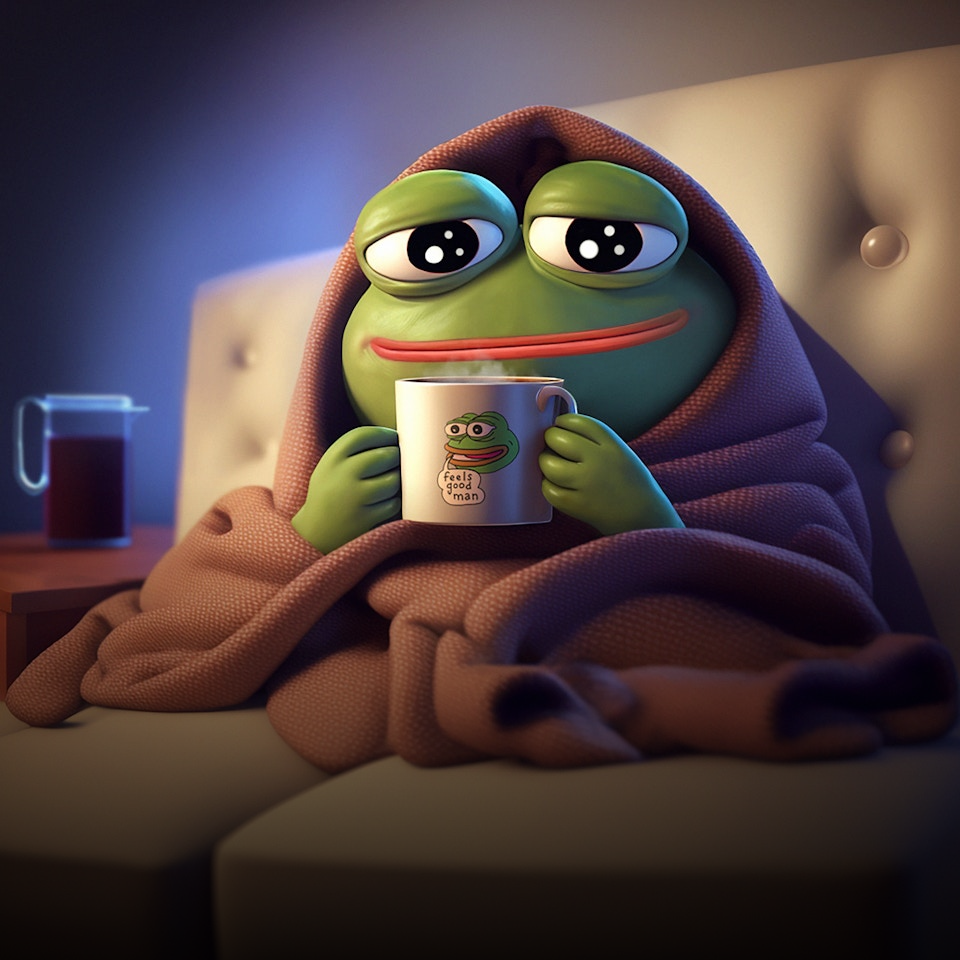 VERY COSY PEPE II🐸☕ #83/99 | Foundation