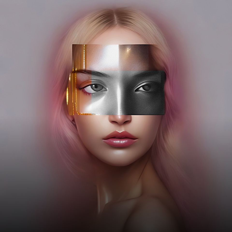 AI Self Portrait #1 by Jessica Yatrofsky #76/1000 | Foundation