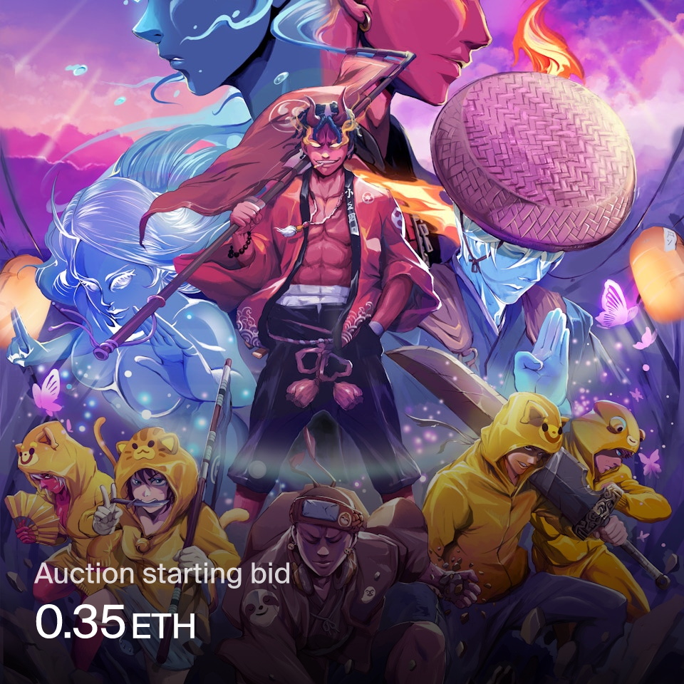 Dingaling Azuki Fan Art Contest :Spirits Assemble | Foundation