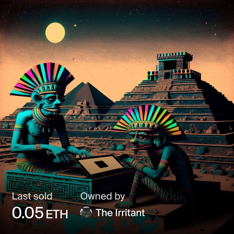 The Gods writing the code of creation II | Foundation