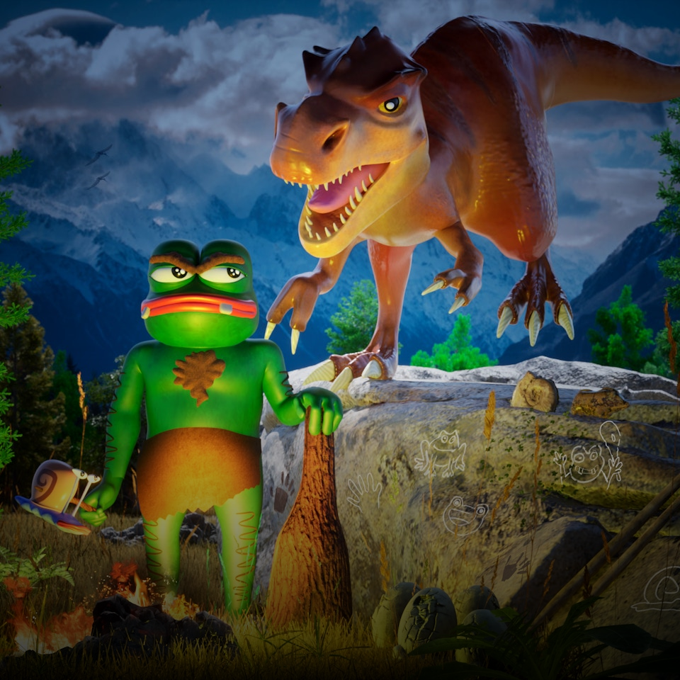 Caveman Pepe II 🐌🐸🦖 | Foundation