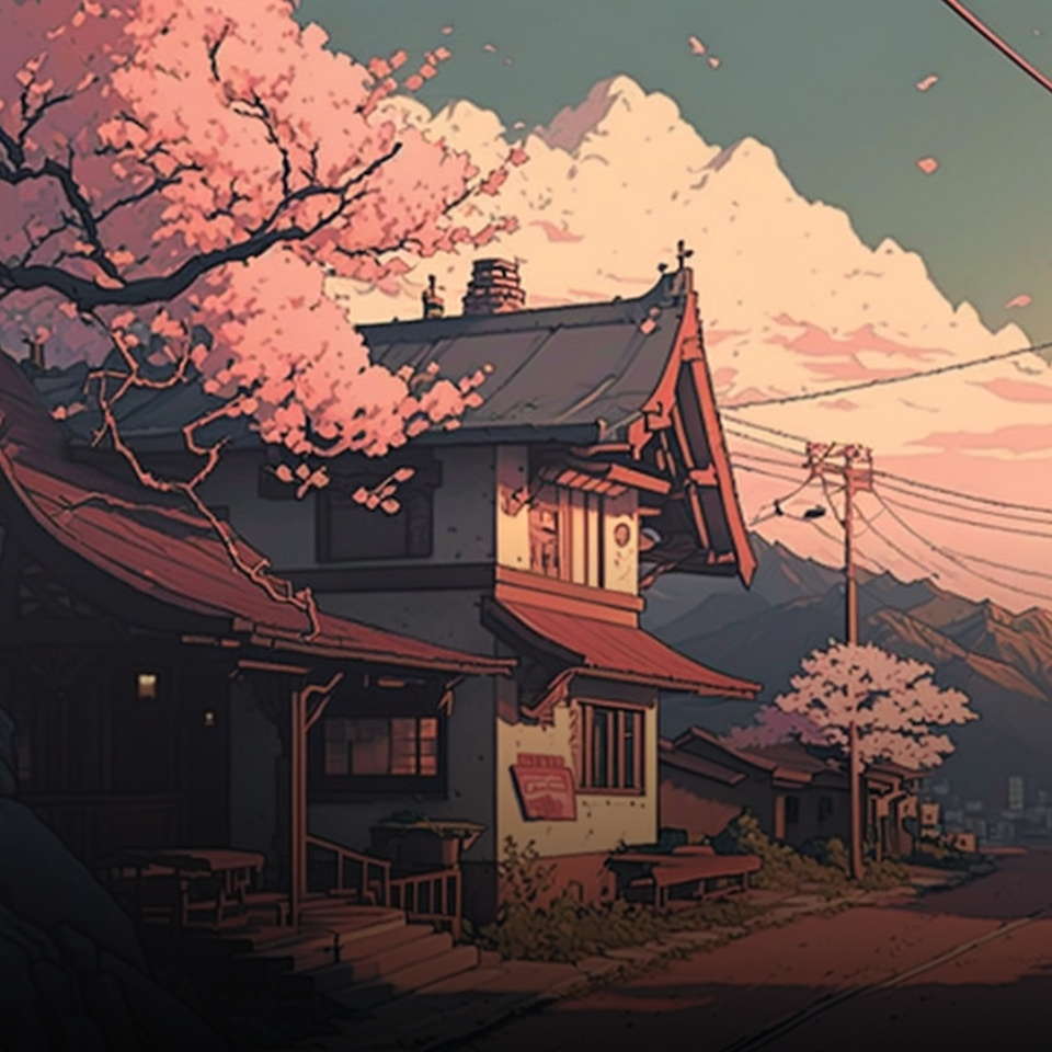 AI Anime Landscapes #10 | Foundation