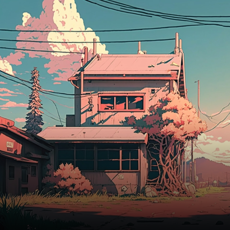 AI Anime Landscapes #9 | Foundation