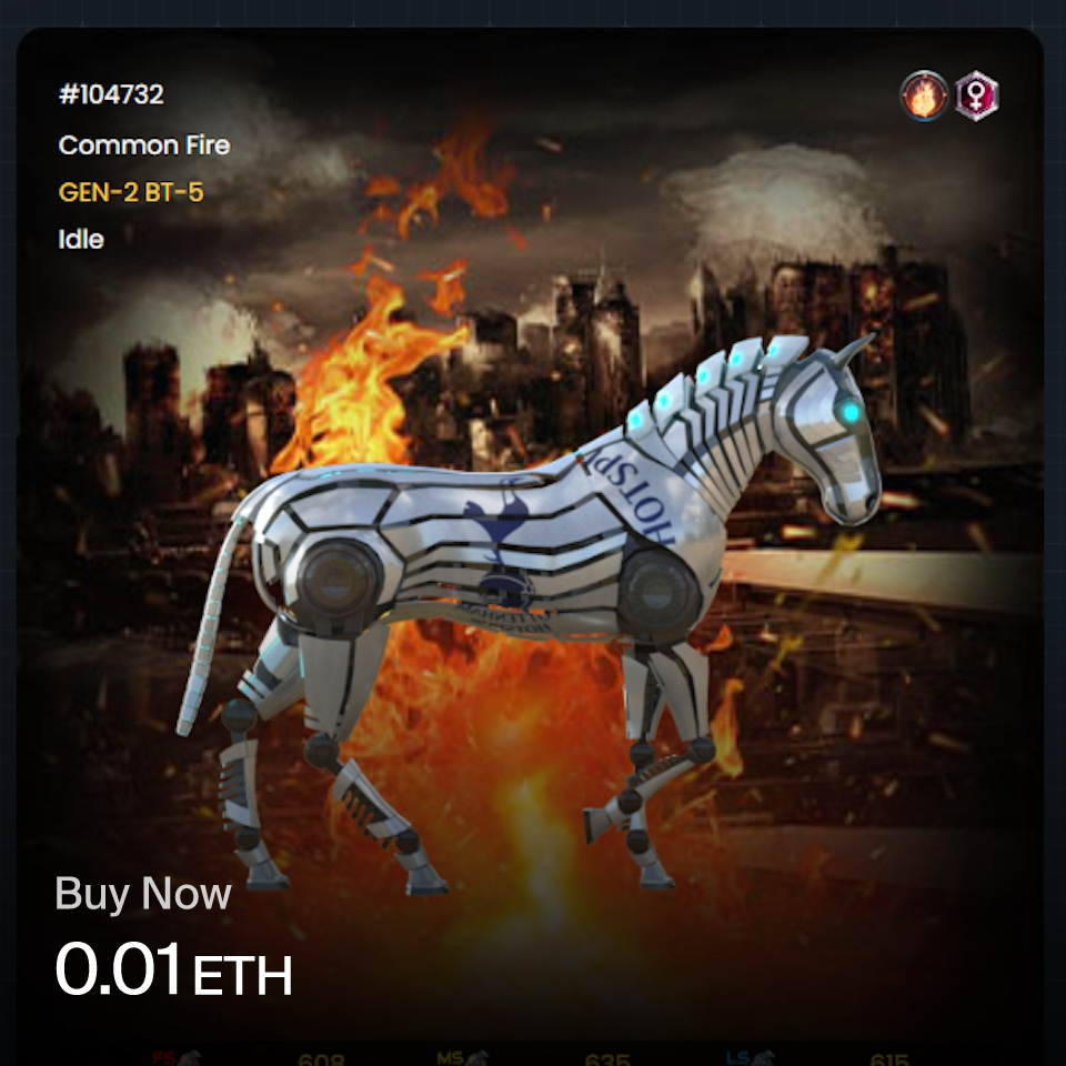 METAFASTEST NFT - Common Fire | Foundation